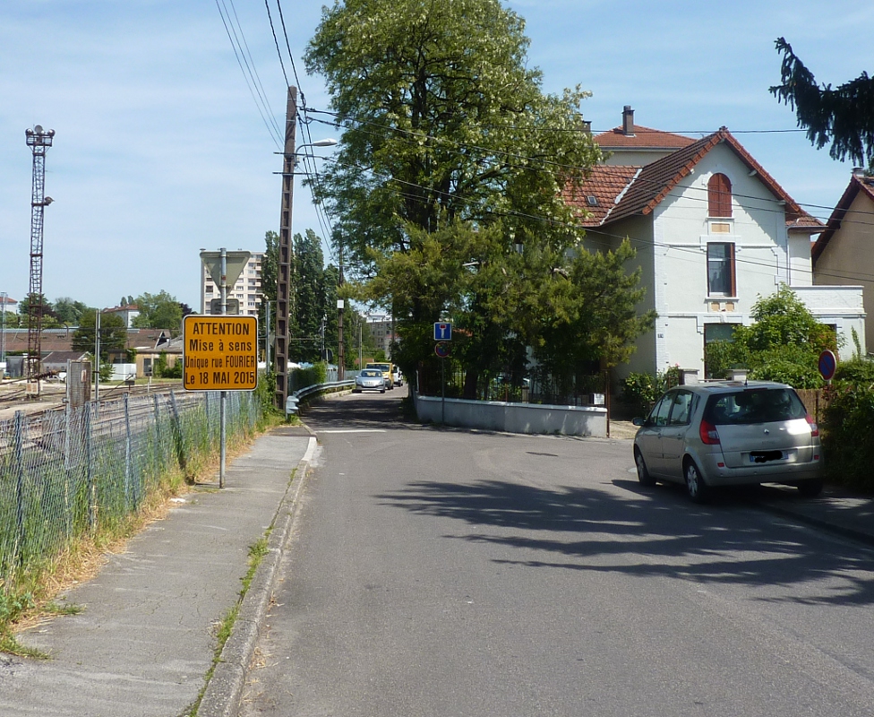 Sens unique rue Fourier : le 18 mai, enfin ! – Vivre aux chaprais